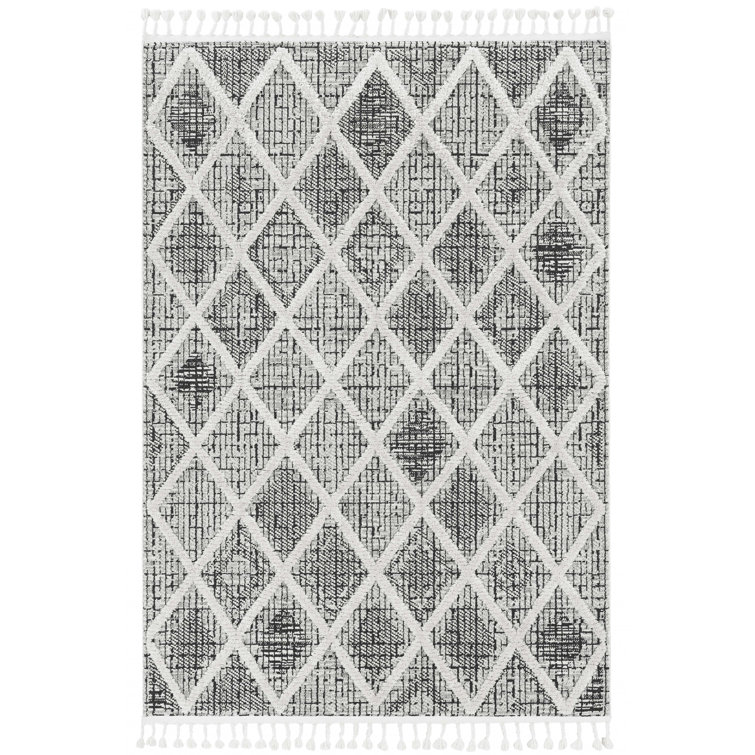 Union Rustic Tapis de couloir gris anthracite tissé à la machine Derlis - Wayfair Canada